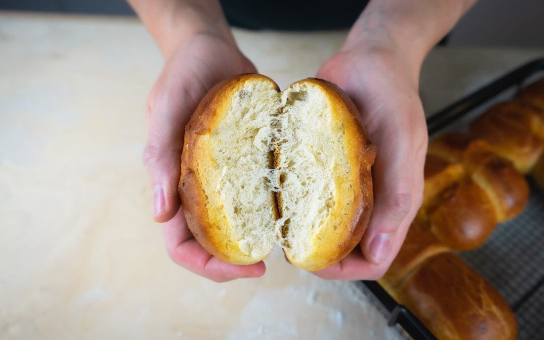 Twin Milk Bread Rolls | Delight Baking