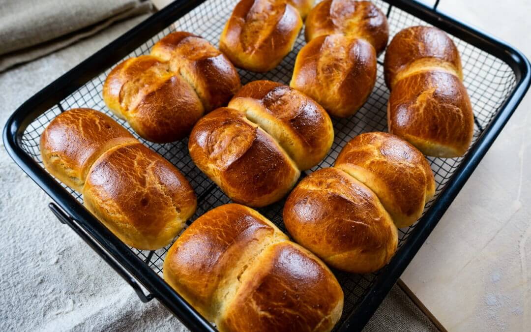 Twin Milk Bread Rolls | Delight Baking