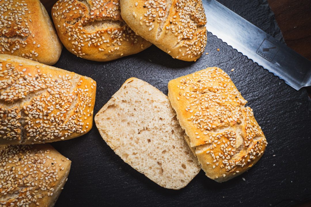 Sesame Bread Rolls With Yoghurt | Delight Baking